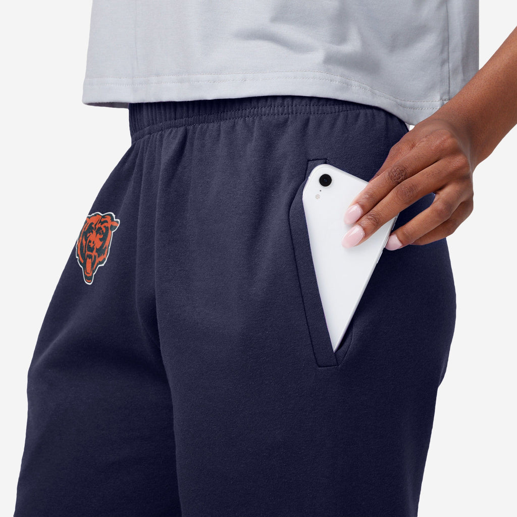 Chicago Bears Womens Script Wordmark Team Color Sweatpants FOCO