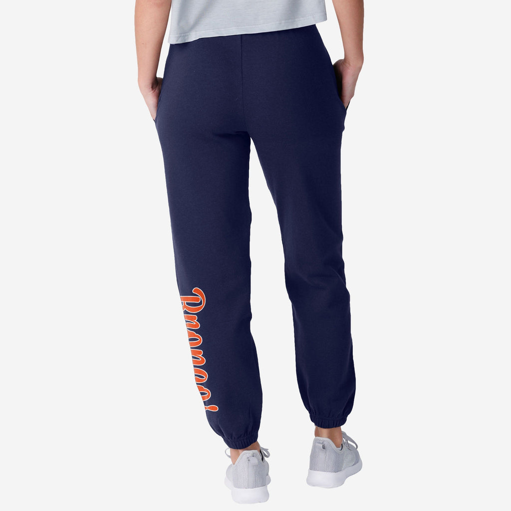Denver Broncos Womens Script Wordmark Team Color Sweatpants FOCO