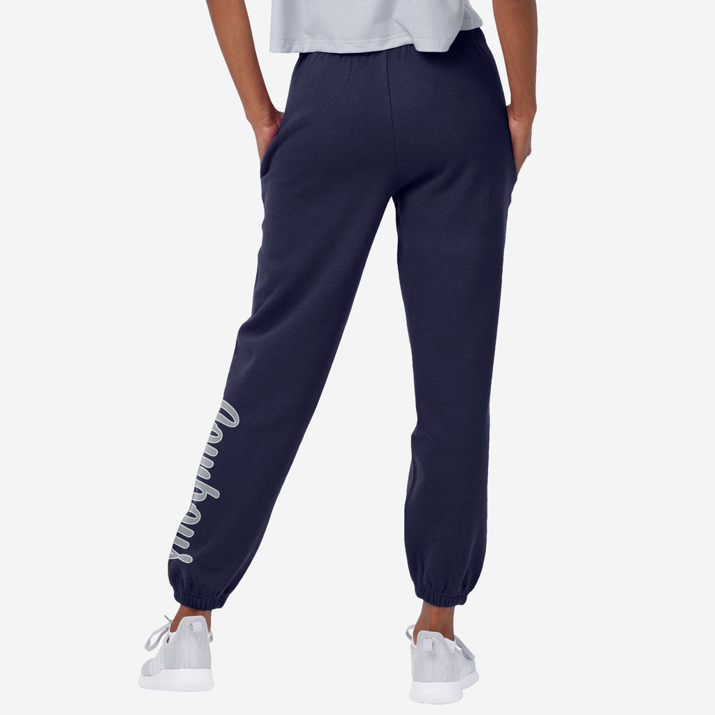 Dallas Cowboys Womens Script Wordmark Team Color Sweatpants FOCO