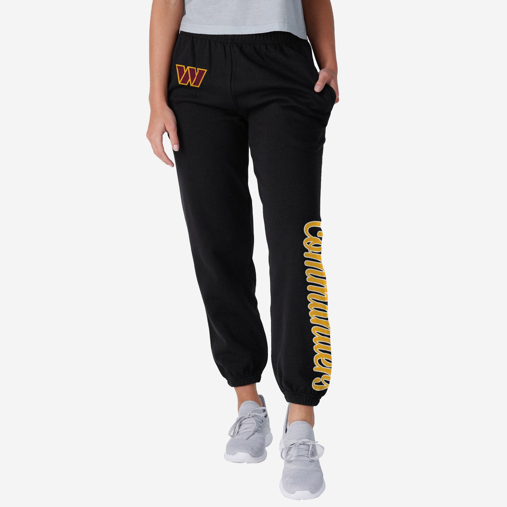 Washington Commanders Womens Script Wordmark Team Color Sweatpants FOCO
