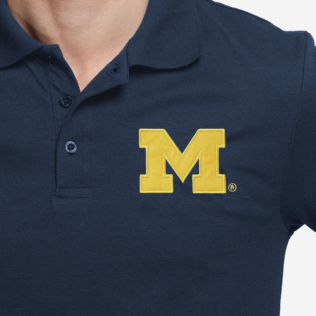 Michigan Wolverines Casual Color Polo FOCO
