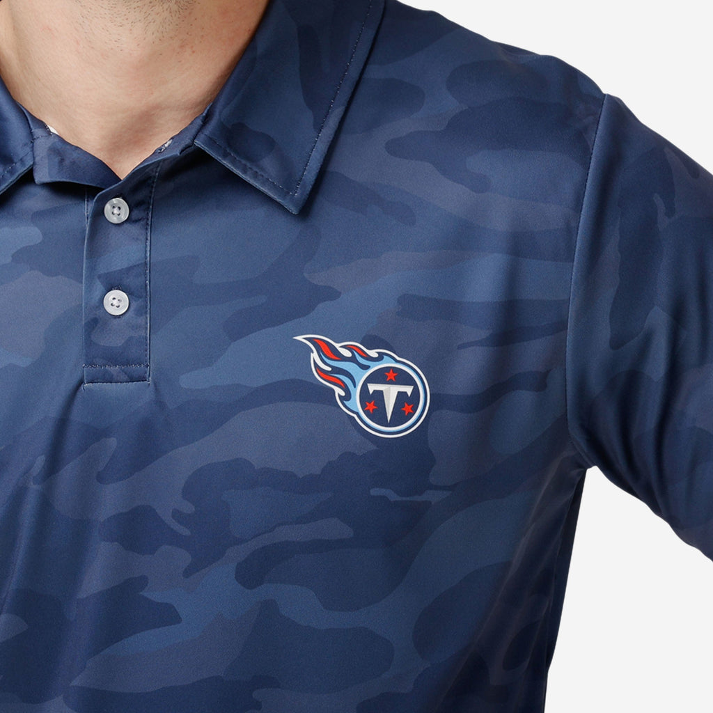 Tennessee Titans Color Camo Polyester Polo FOCO