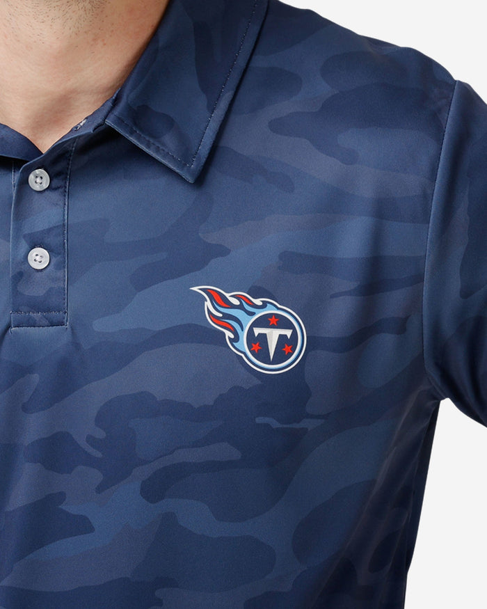 Tennessee Titans Color Camo Polyester Polo FOCO