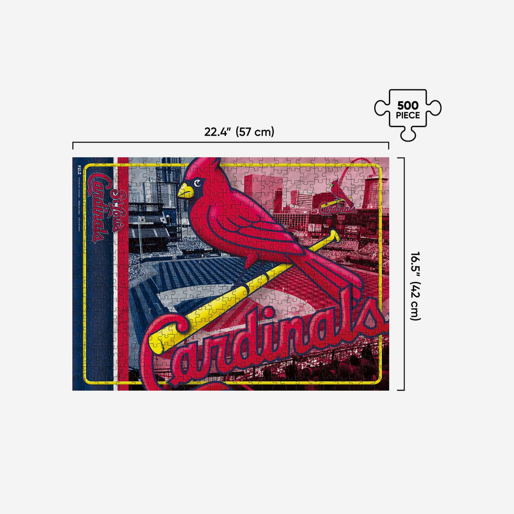St Louis Cardinals Big Logo 500 Piece Jigsaw Puzzle PZLZ FOCO