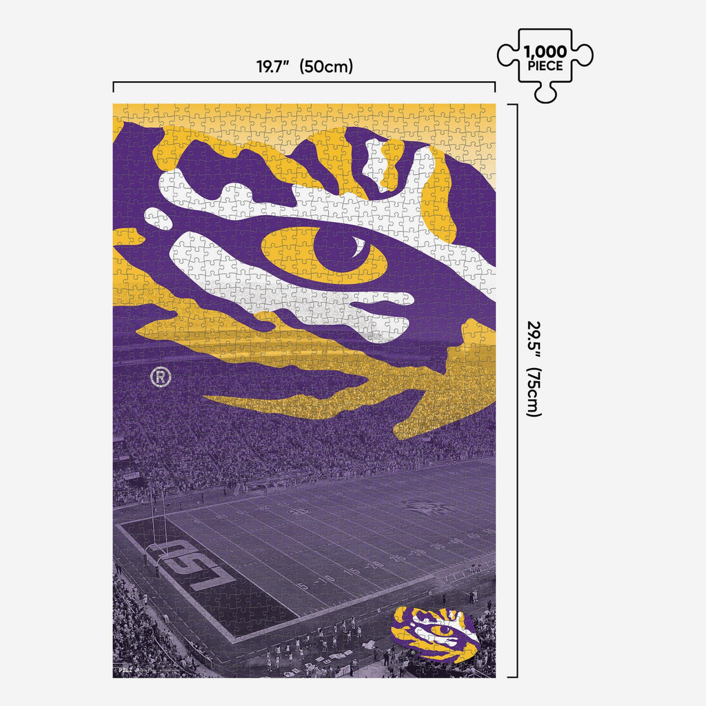 LSU Tigers Tiger Stadium 1000 Piece Jigsaw Puzzle PZLZ FOCO