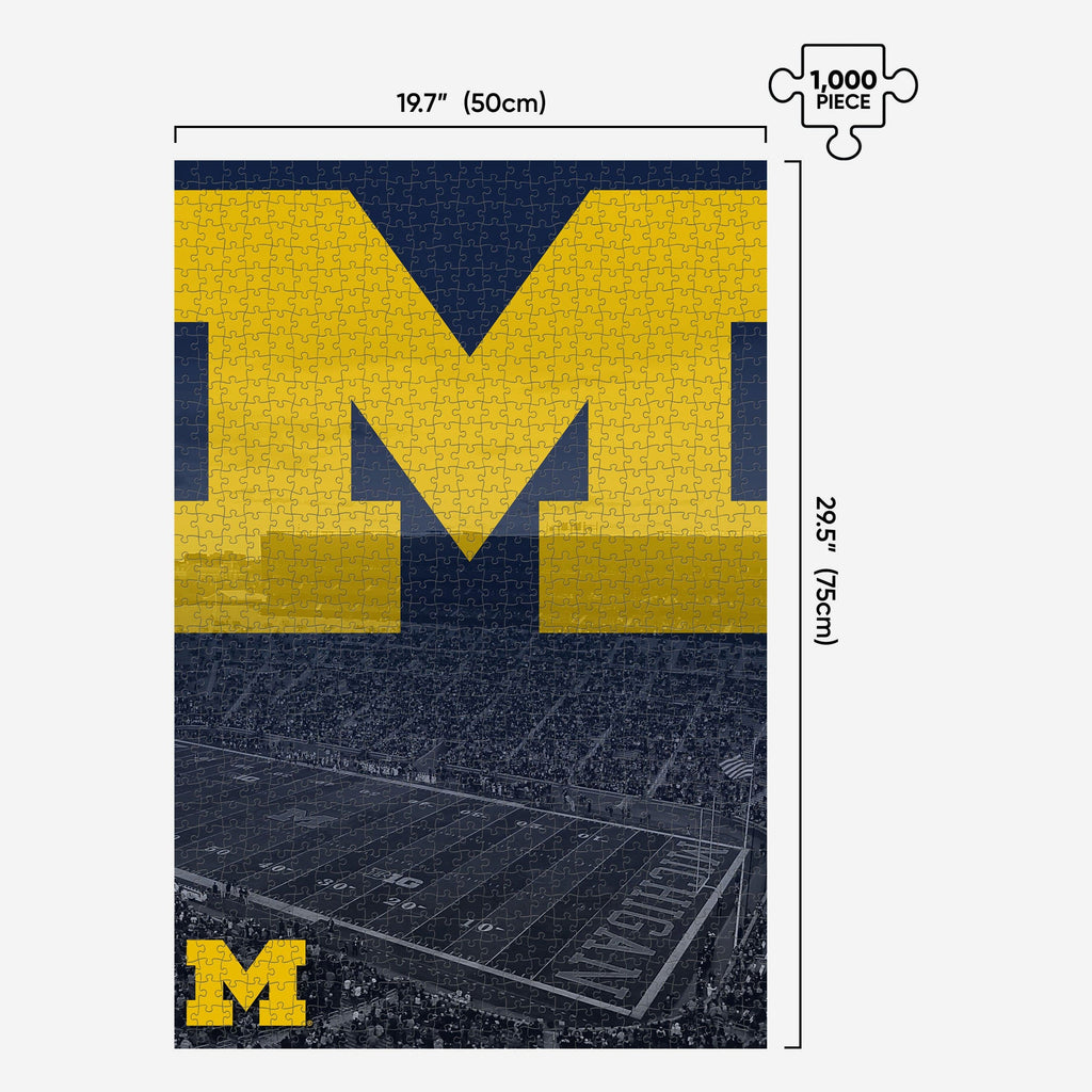 Michigan Wolverines Michigan Stadium 1000 Piece Jigsaw Puzzle PZLZ FOCO