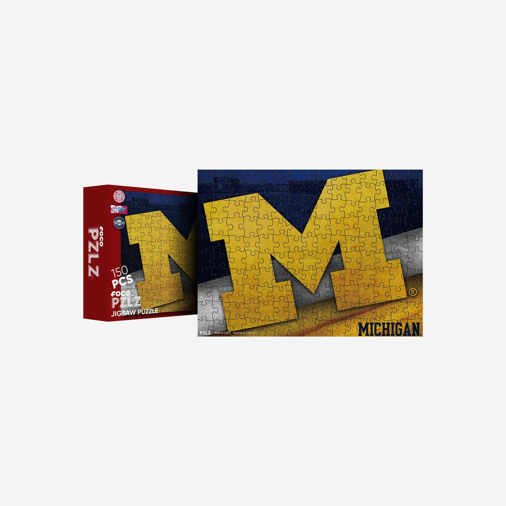 Michigan Wolverines Team Logo 150 Piece Jigsaw Puzzle PZLZ FOCO