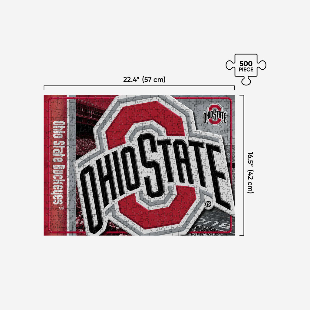 Ohio State Buckeyes Big Logo 500 Piece Jigsaw Puzzle PZLZ FOCO