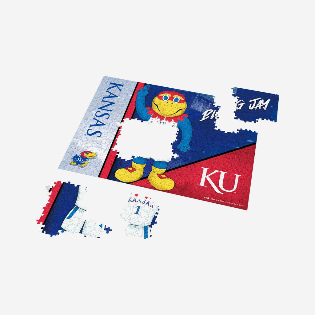 Big Jay Kansas Jayhawks Mascot 500 Piece Jigsaw Puzzle PZLZ FOCO