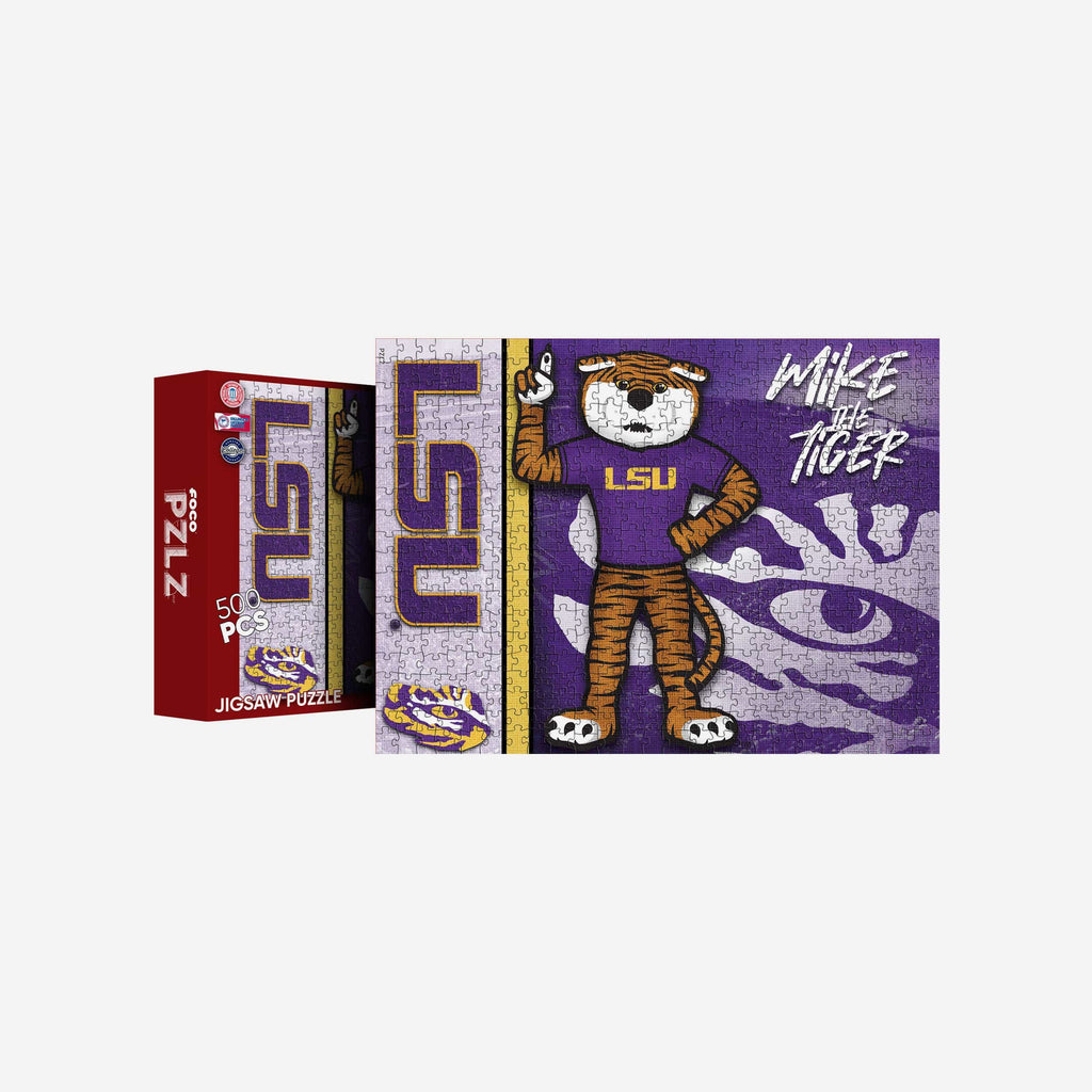 Mike the Tiger LSU Tigers Mascot 500 Piece Jigsaw Puzzle PZLZ FOCO