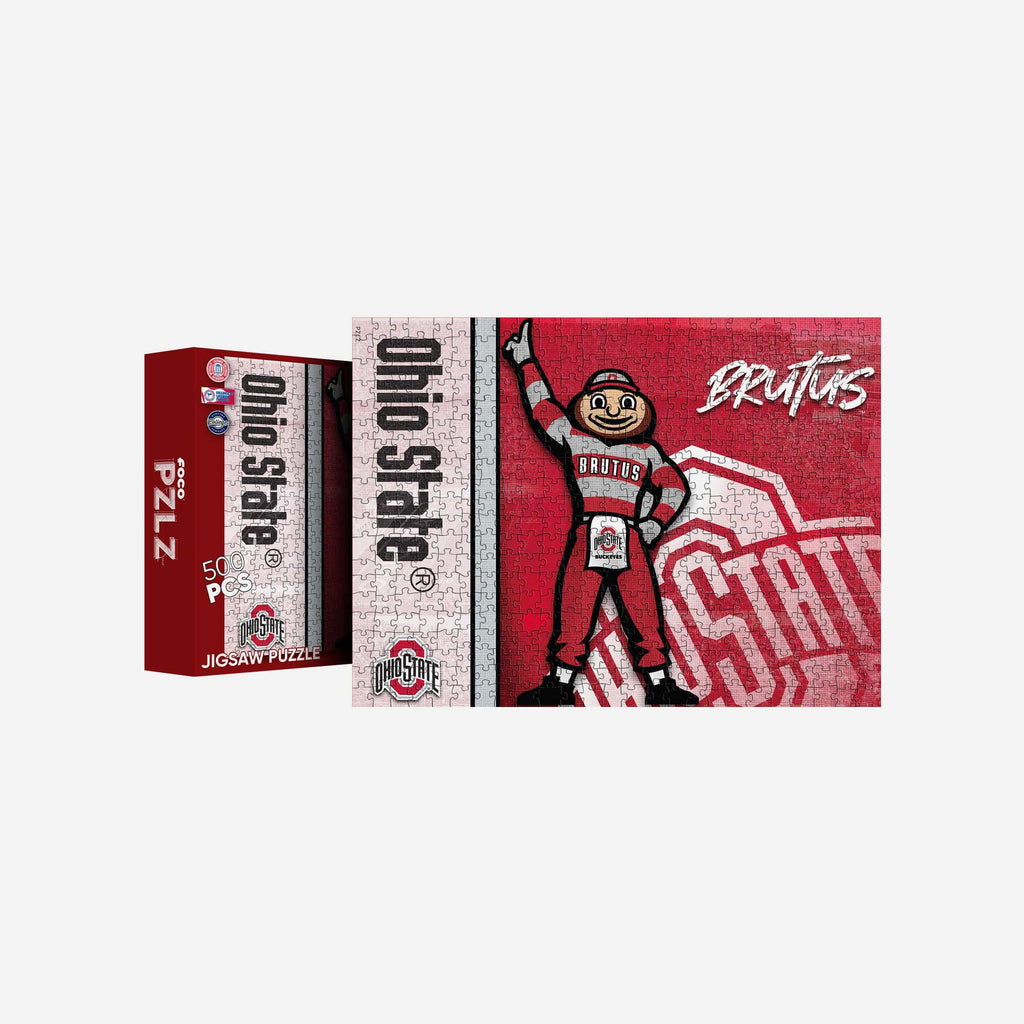 Brutus Buckeye Ohio State Buckeyes Mascot 500 Piece Jigsaw Puzzle PZLZ FOCO