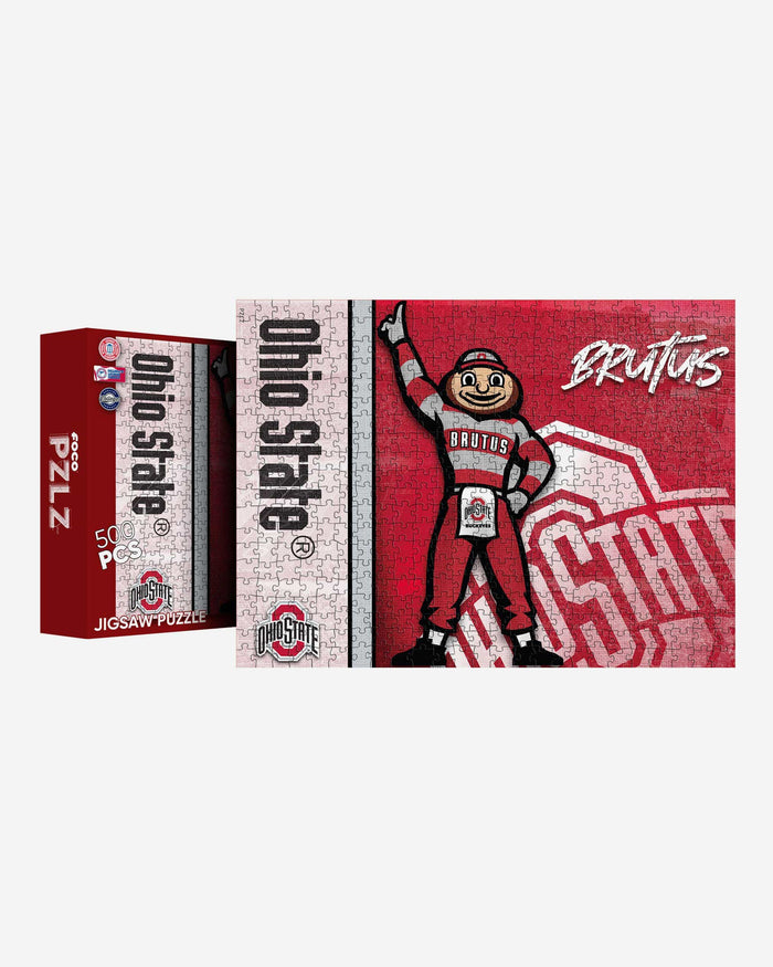 Brutus Buckeye Ohio State Buckeyes Mascot 500 Piece Jigsaw Puzzle PZLZ FOCO