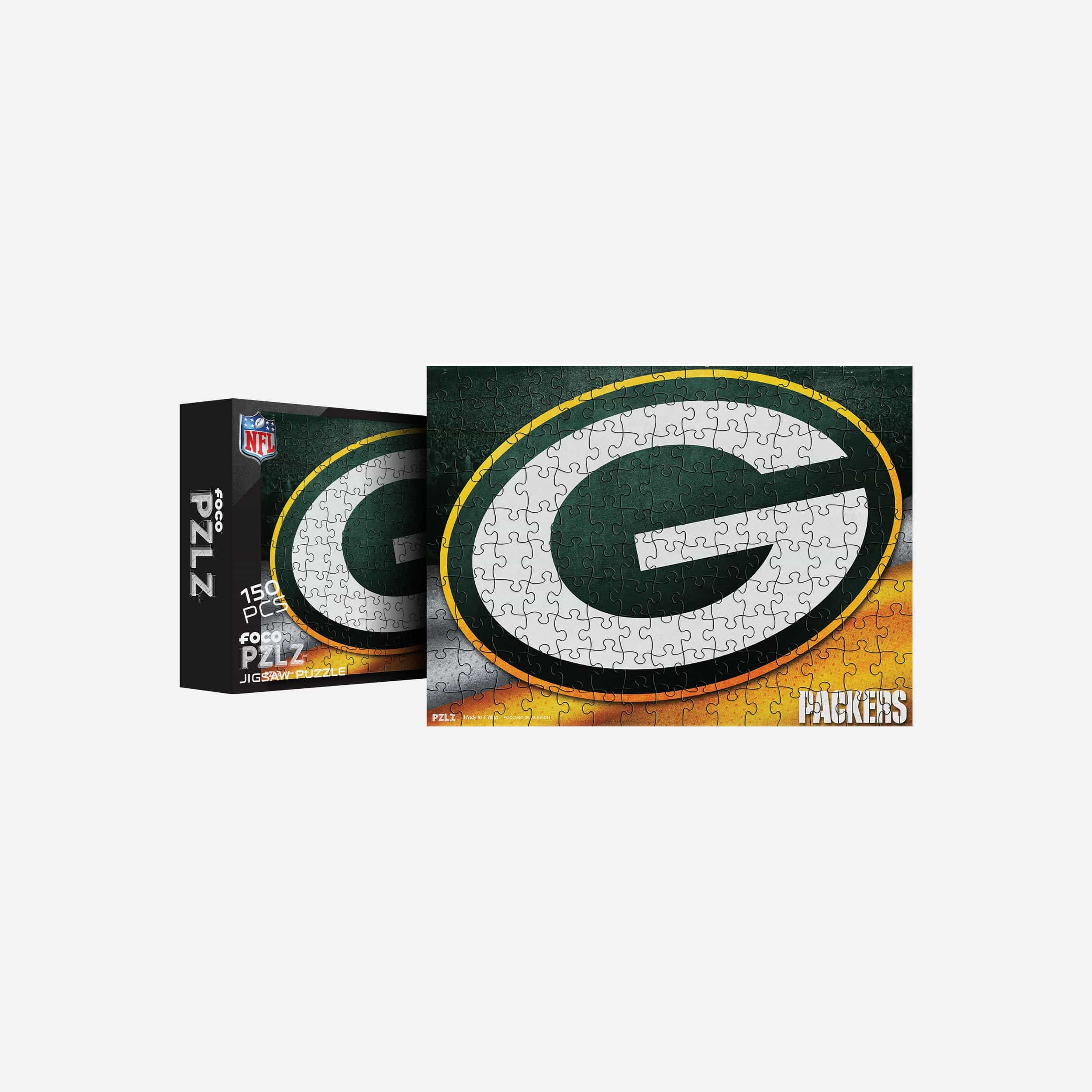 Green Bay Packers Team Logo 150 Piece Jigsaw Puzzle PZLZ FOCO