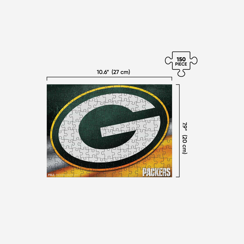 Green Bay Packers Team Logo 150 Piece Jigsaw Puzzle PZLZ FOCO