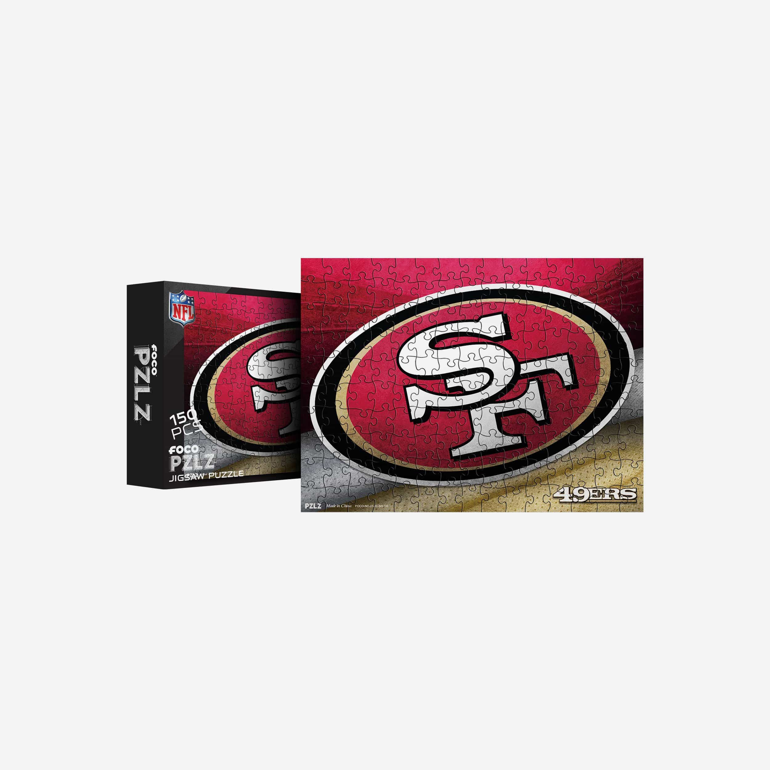 San Francisco 49ers Team Logo 150 Piece Jigsaw Puzzle PZLZ FOCO