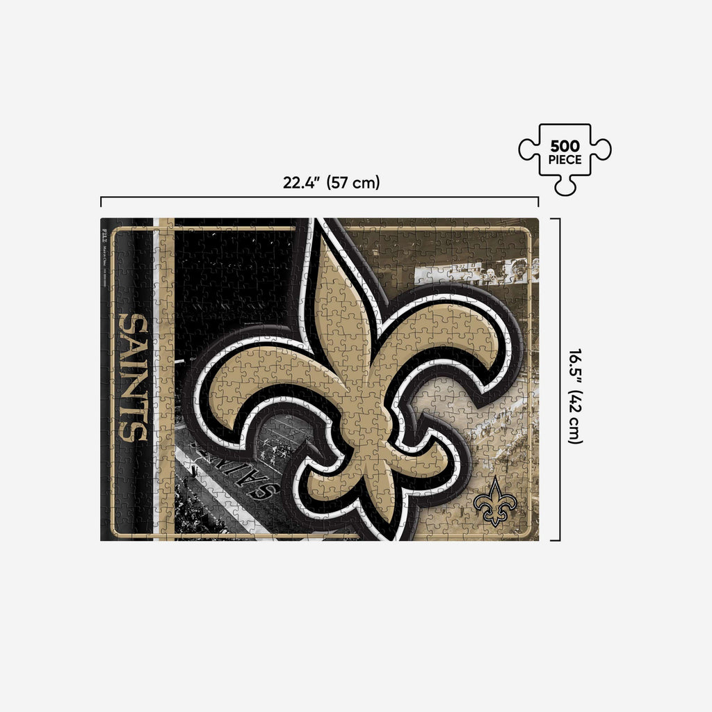 New Orleans Saints Big Logo 500 Piece Jigsaw Puzzle PZLZ FOCO