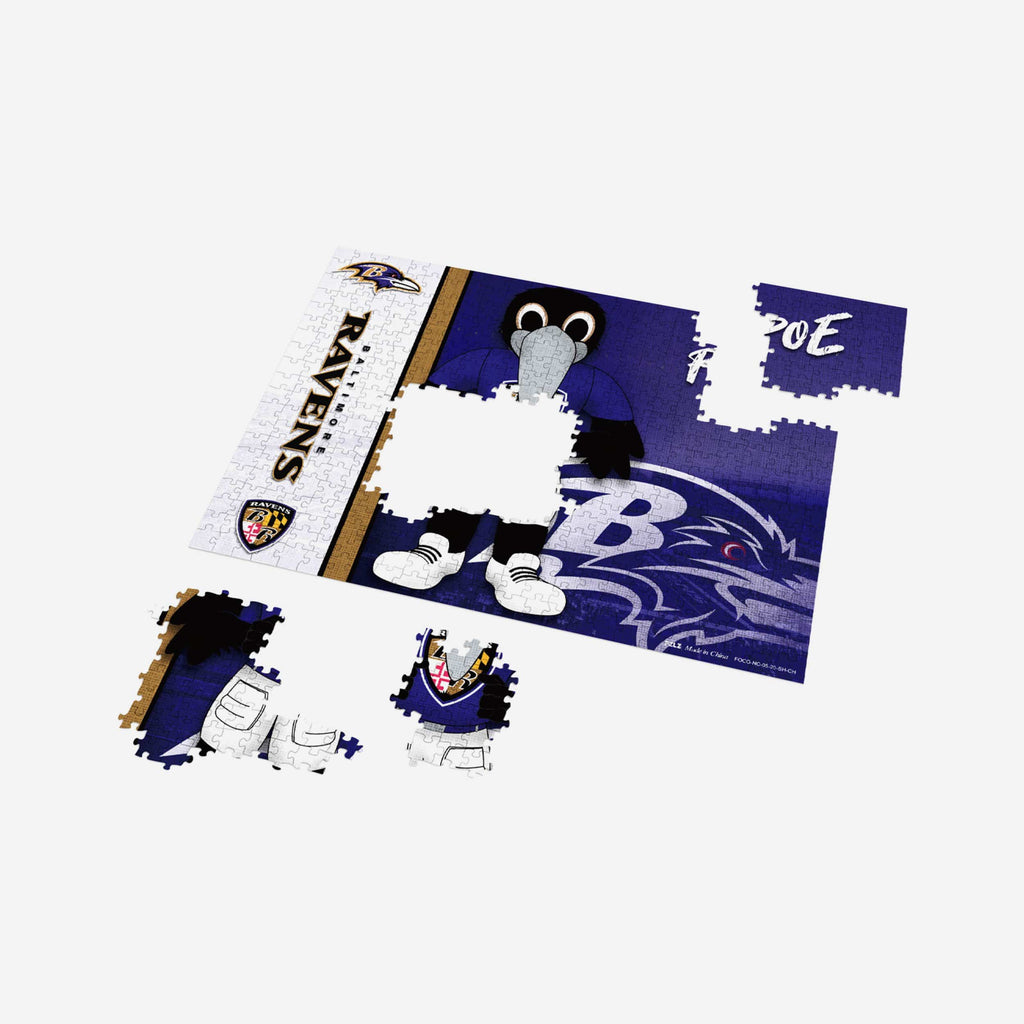 Poe Baltimore Ravens Mascot 500 Piece Jigsaw Puzzle PZLZ FOCO