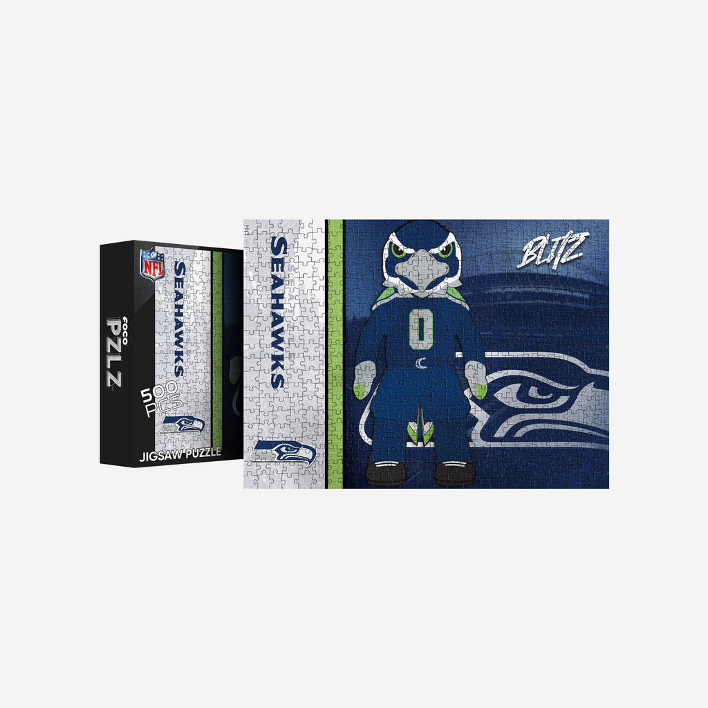 Blitz Seattle Seahawks Mascot 500 Piece Jigsaw Puzzle PZLZ FOCO