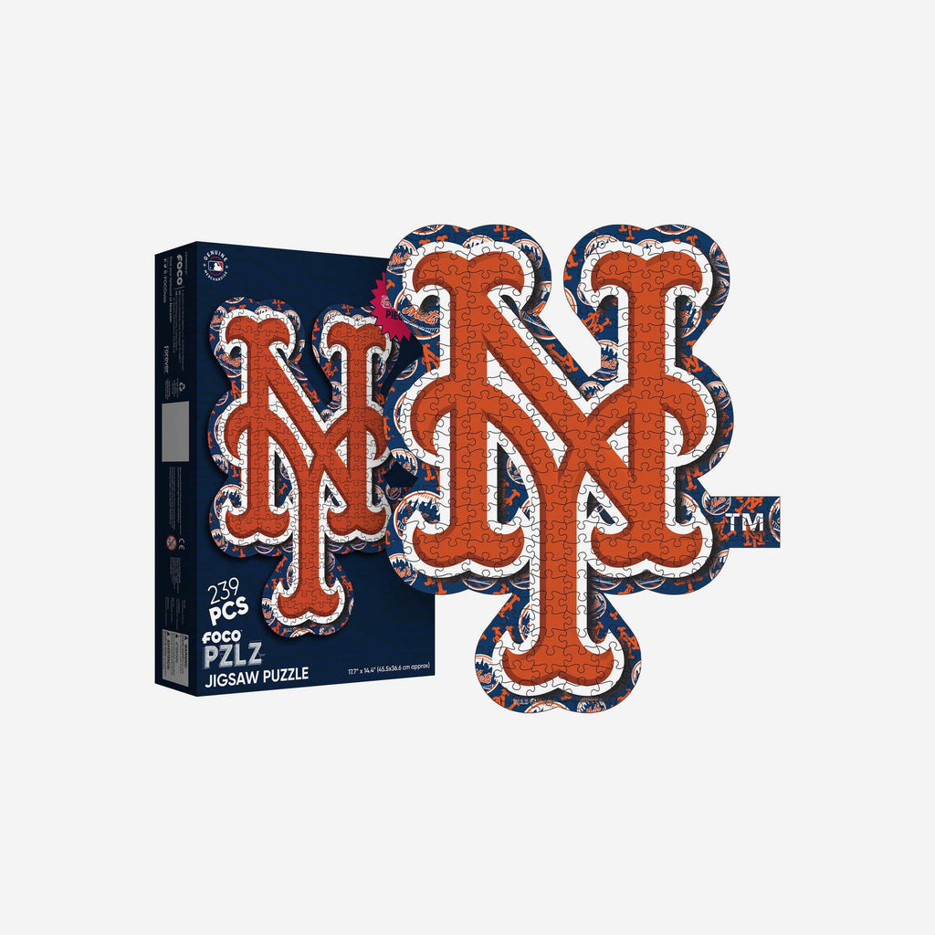 New York Mets Logo Wood Jigsaw Puzzle PZLZ FOCO