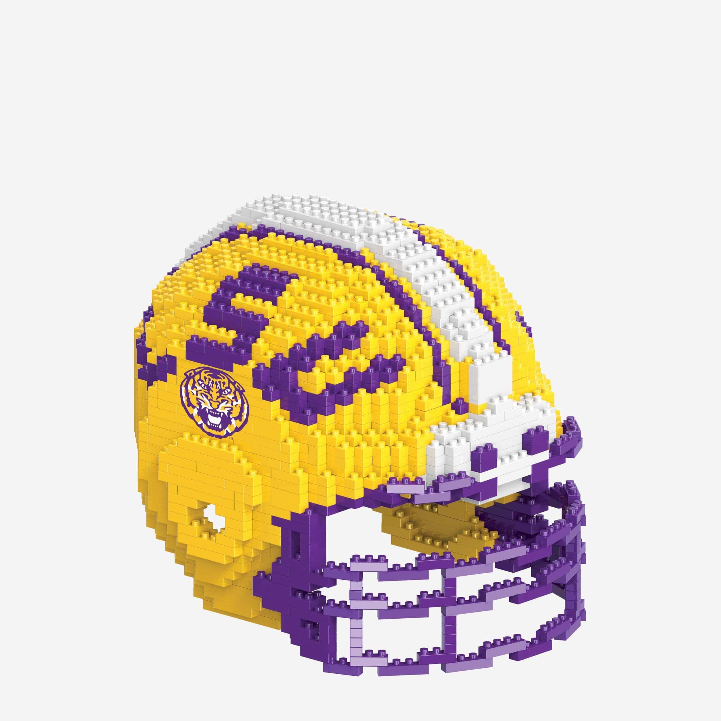 LSU Tigers BRXLZ Mini Helmet FOCO