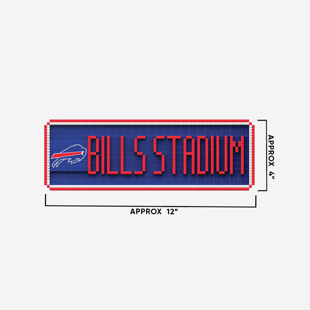 Buffalo Bills BRXLZ Stadium Street Sign FOCO