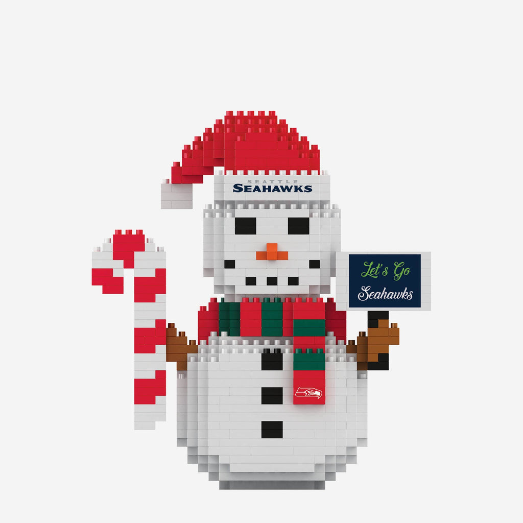 Seattle Seahawks BRXLZ Snowman FOCO