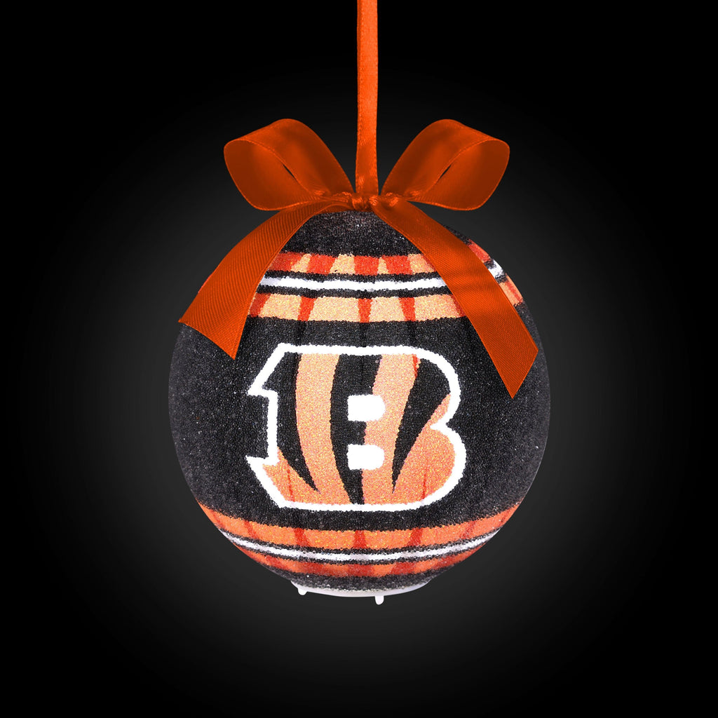Cincinnati Bengals LED Shatterproof Ball Ornament FOCO