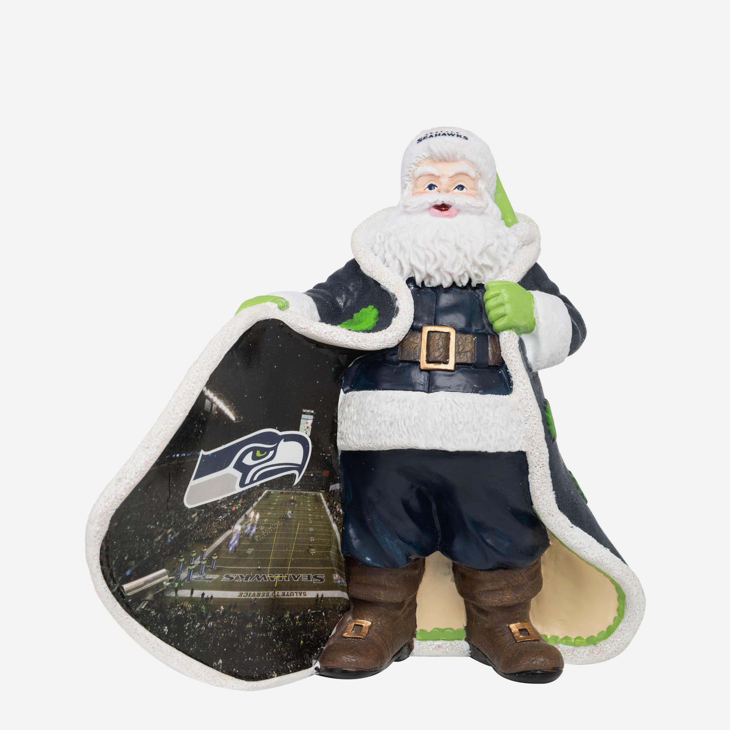 Seattle Seahawks Santa Figure FOCO
