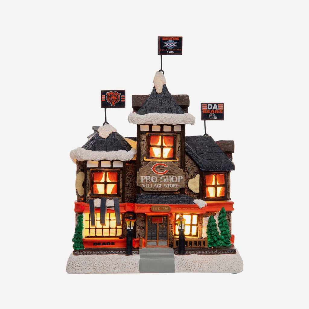 Chicago Bears Light Up Resin Team Village FOCO