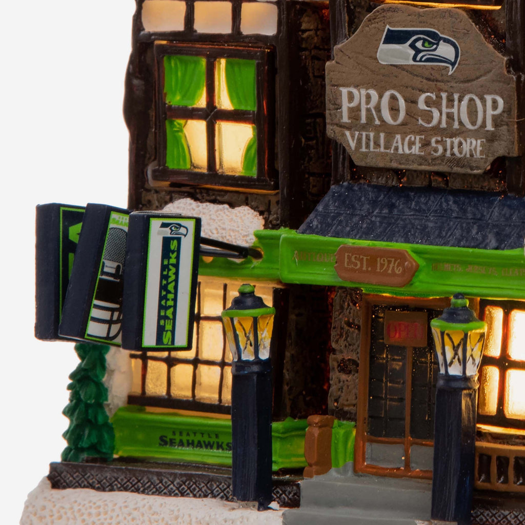 Seattle Seahawks Light Up Resin Team Village FOCO