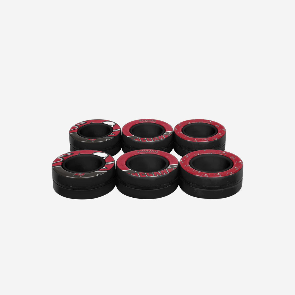 Tampa Bay Buccaneers 6 Pack Magnetic Finger Rings FOCO