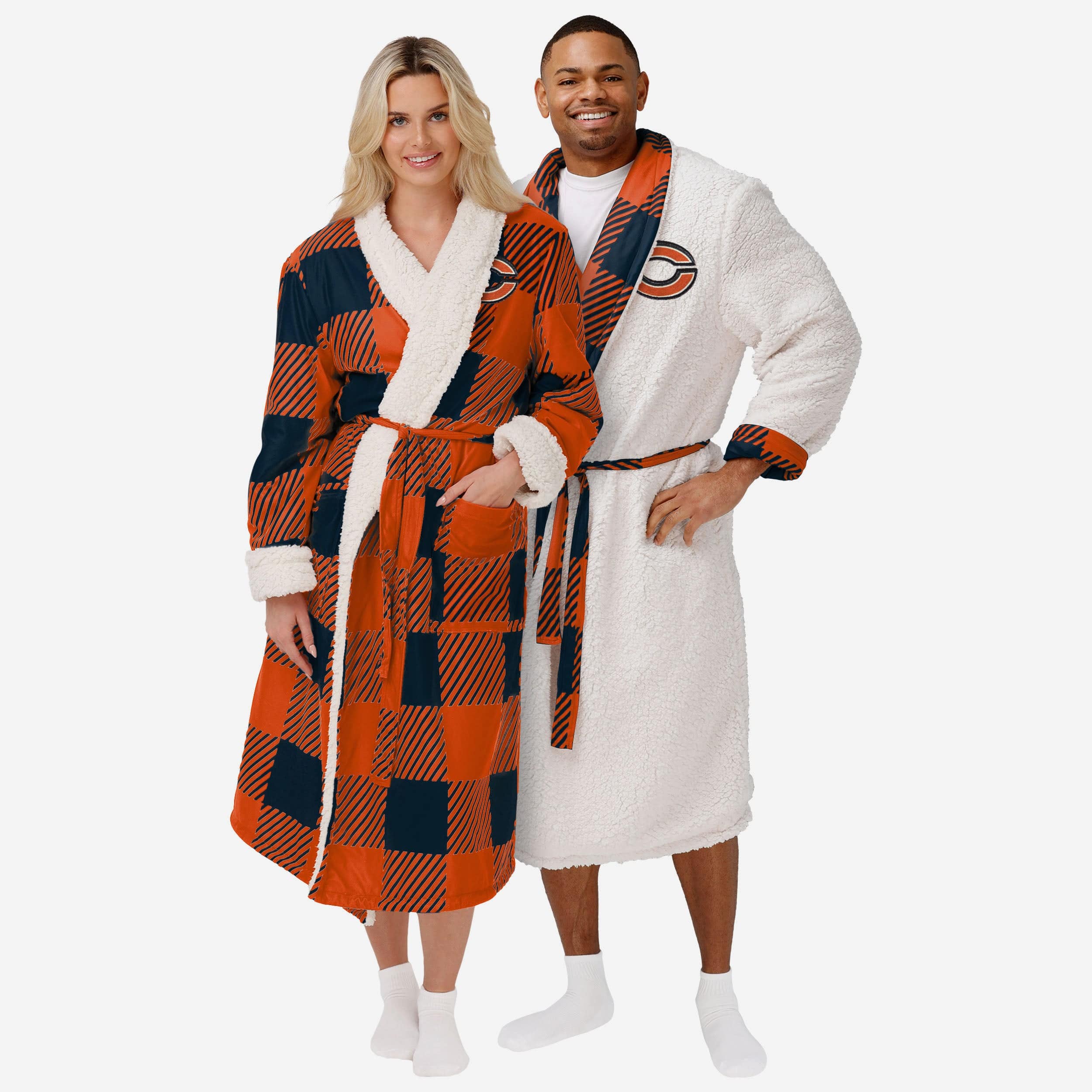 Chicago Bears Lounge Life Reversible Robe FOCO