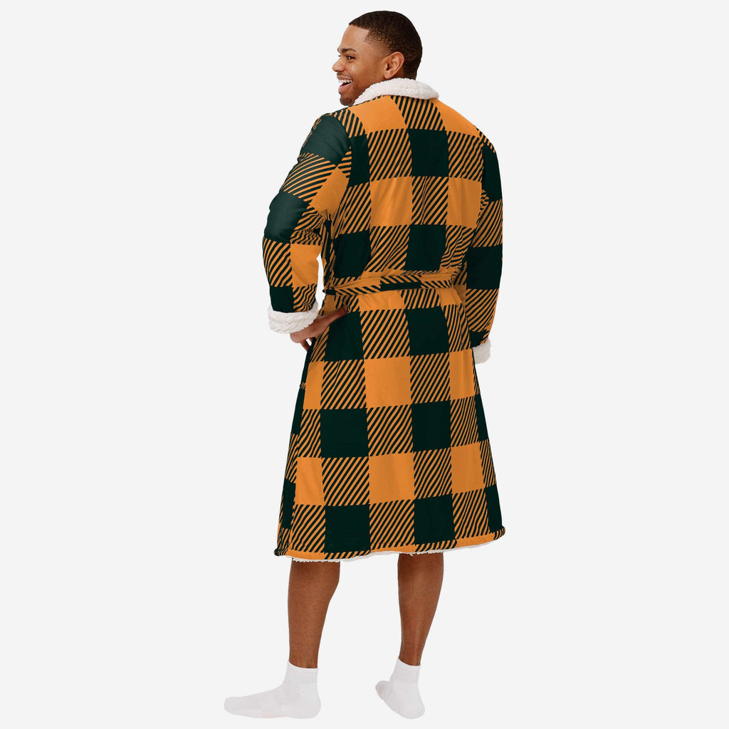 Green Bay Packers Lounge Life Reversible Robe FOCO