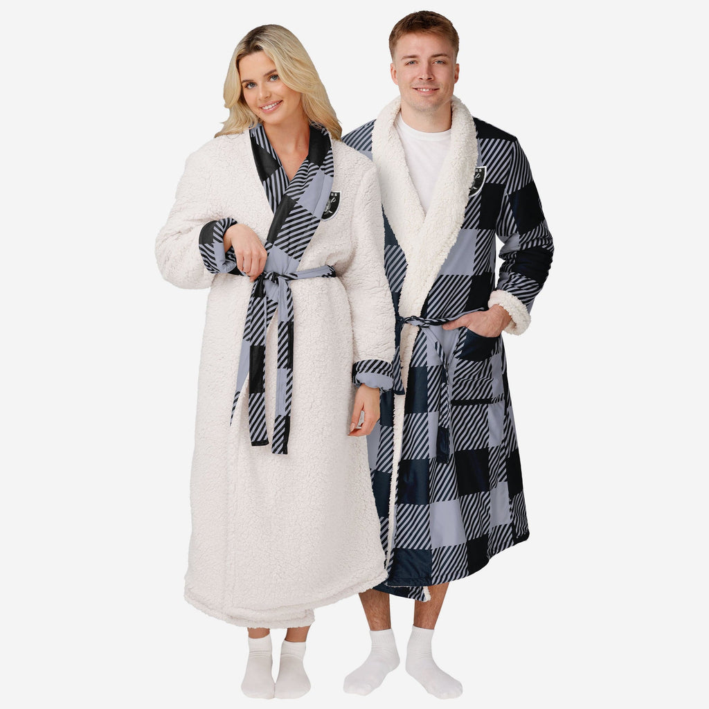Las Vegas Raiders Lounge Life Reversible Robe FOCO