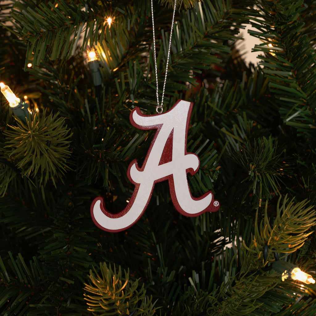 Alabama Crimson Tide Holiday Cheer Logo Ornament FOCO