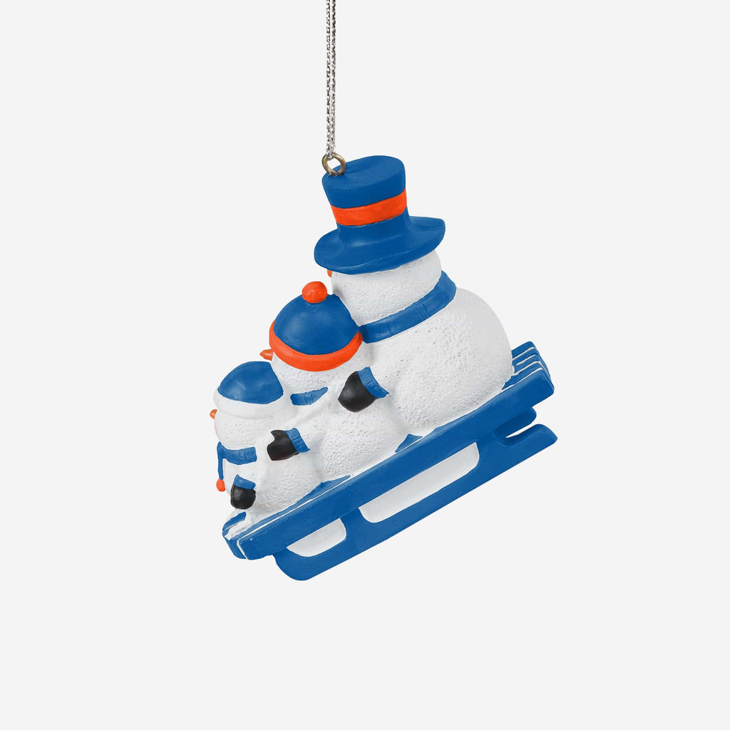 Florida Gators Sledding Snowmen Ornament FOCO