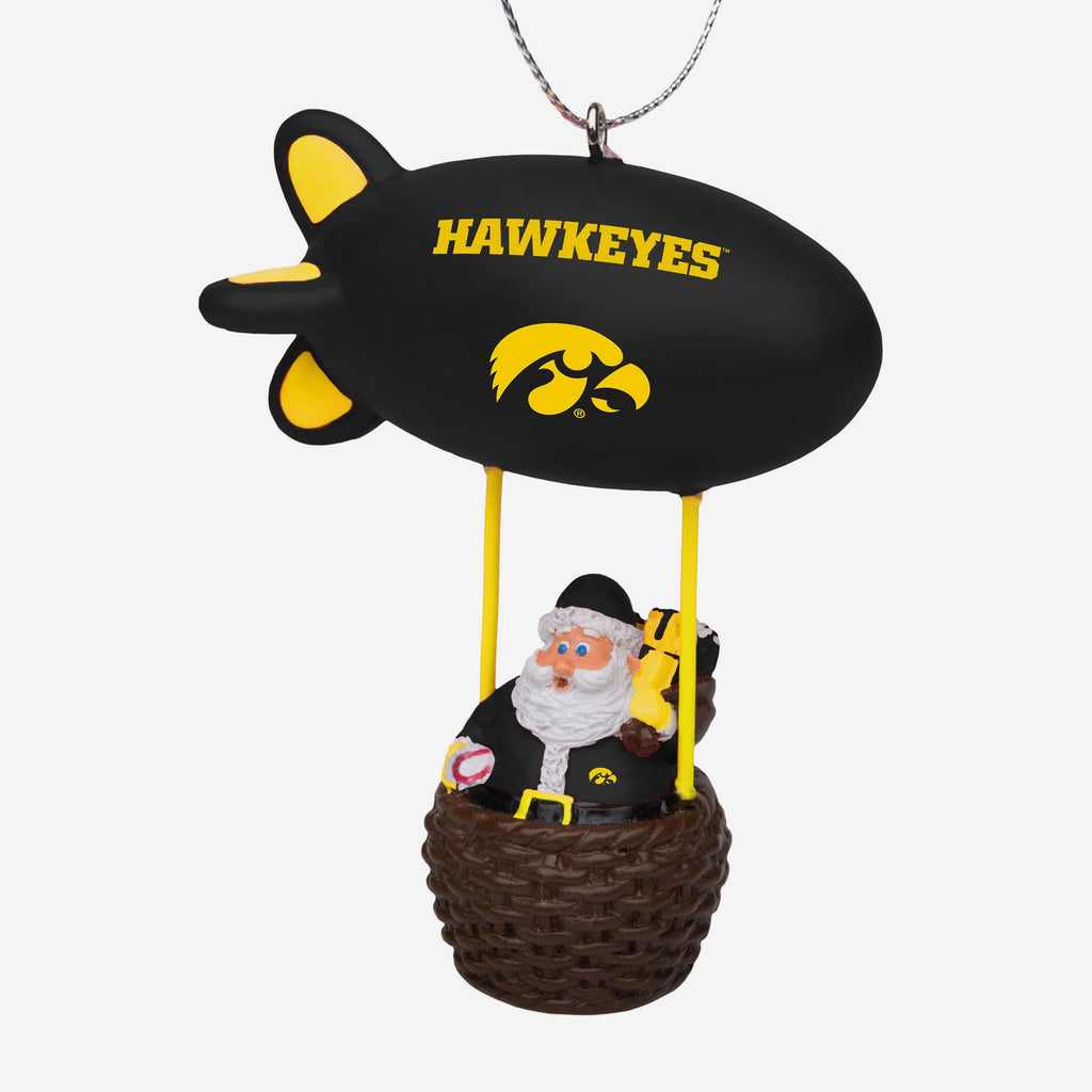 Iowa Hawkeyes Santa Blimp Ornament FOCO