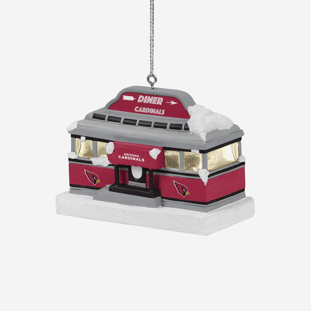 Arizona Cardinals Light Up Diner Ornament FOCO