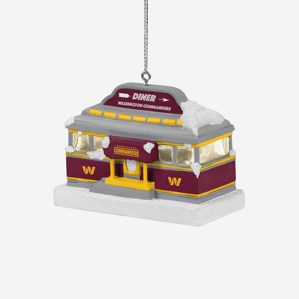 Washington Commanders Light Up Diner Ornament FOCO