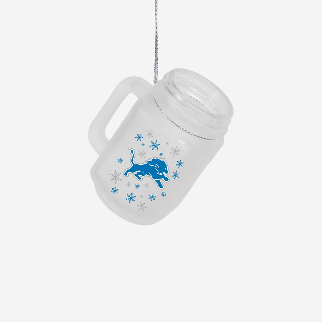 Detroit Lions Mason Jar Ornament FOCO