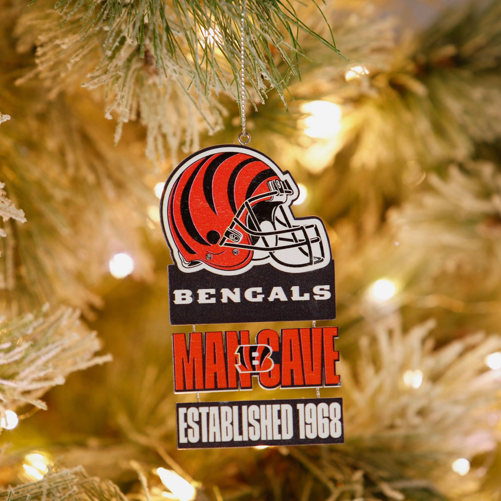 Cincinnati Bengals Mancave Sign Ornament FOCO