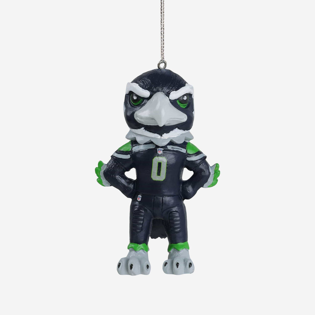Blitz Seattle Seahawks Mascot Ornament FOCO