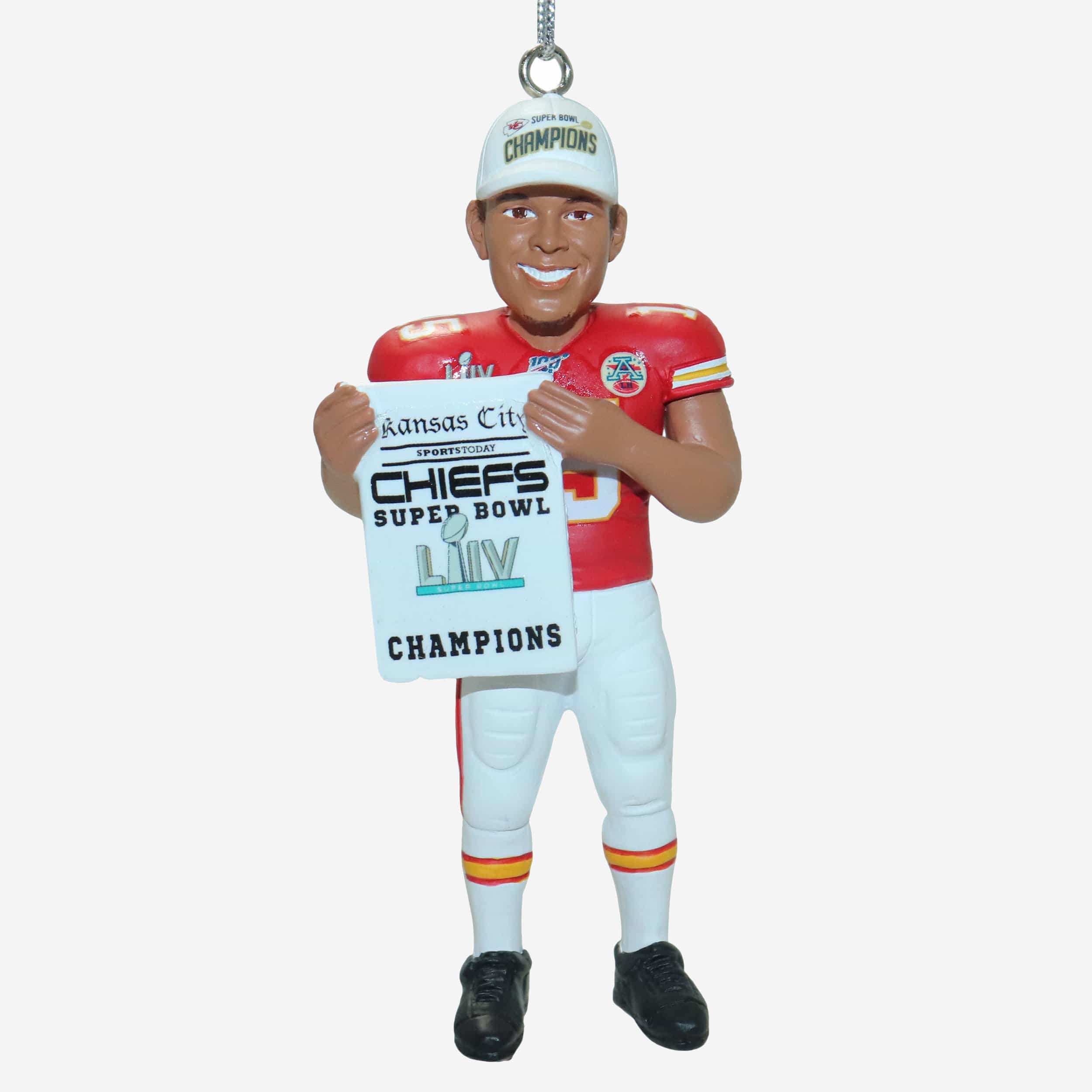 Patrick Mahomes Kansas City Chiefs Super Bowl LIV Champions Ornament FOCO