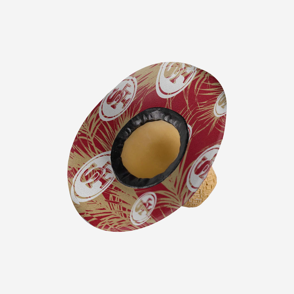 San Francisco 49ers Straw Hat Ornament FOCO