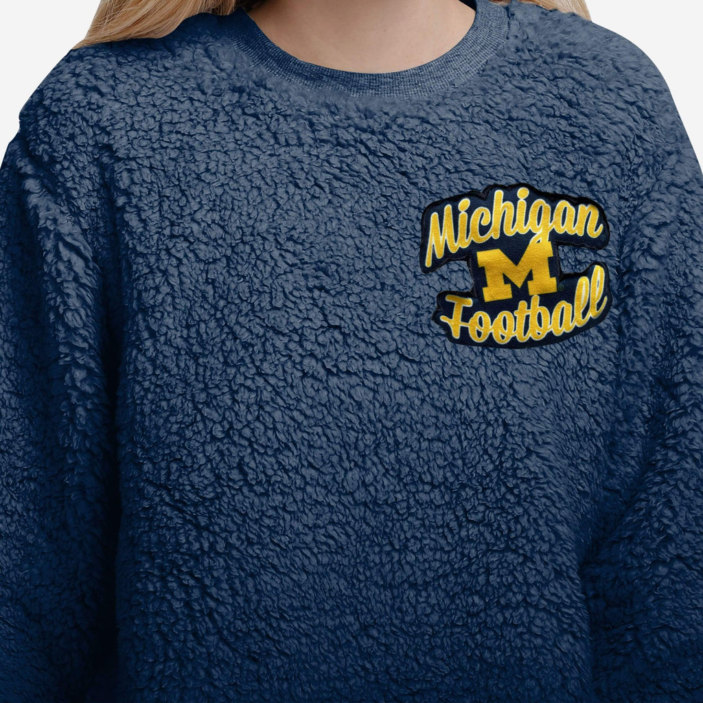 Michigan Wolverines Womens Sherpa Lounge Set FOCO