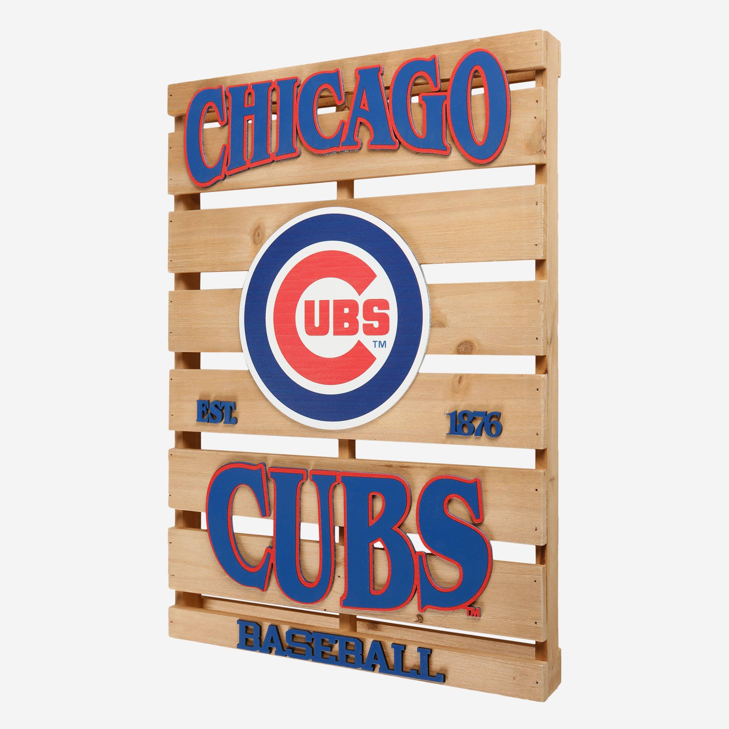 Chicago Cubs Wood Pallet Sign FOCO