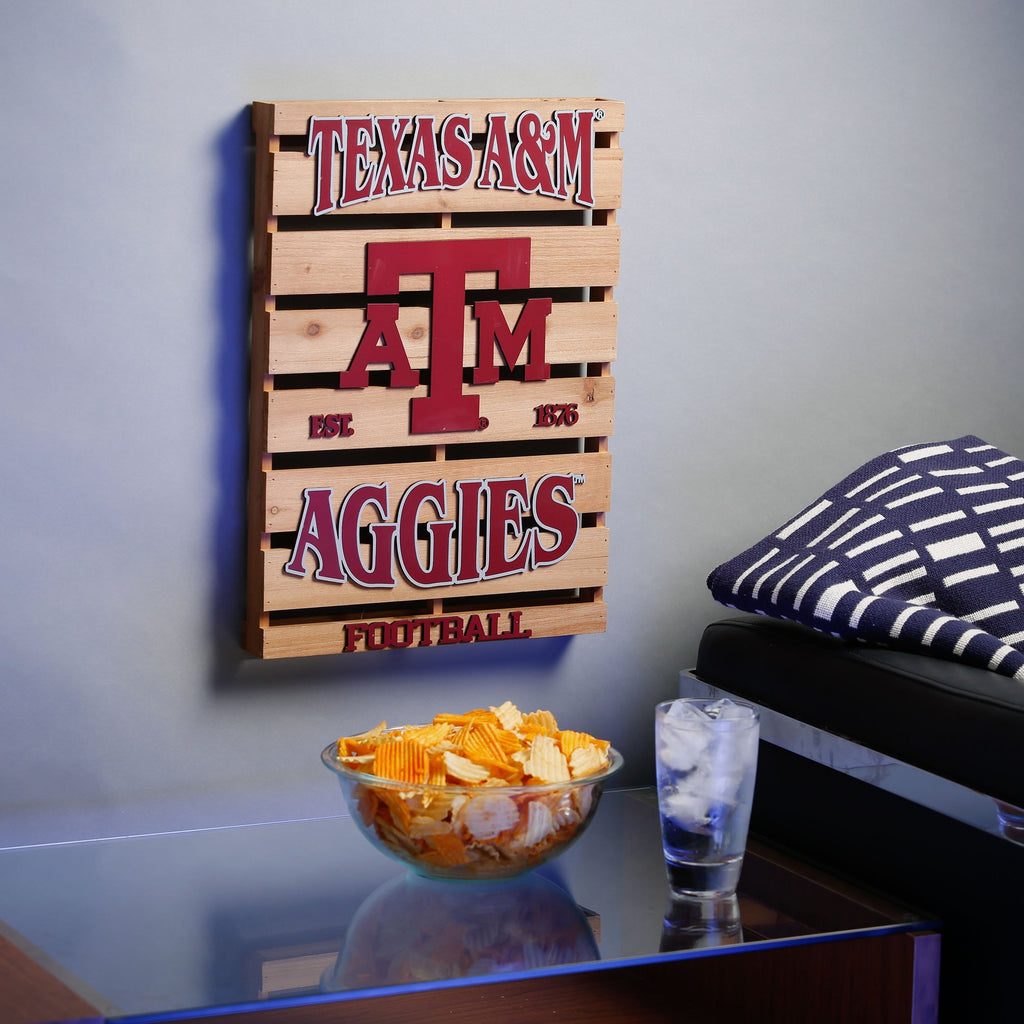 Texas A&M Aggies Wood Pallet Sign FOCO