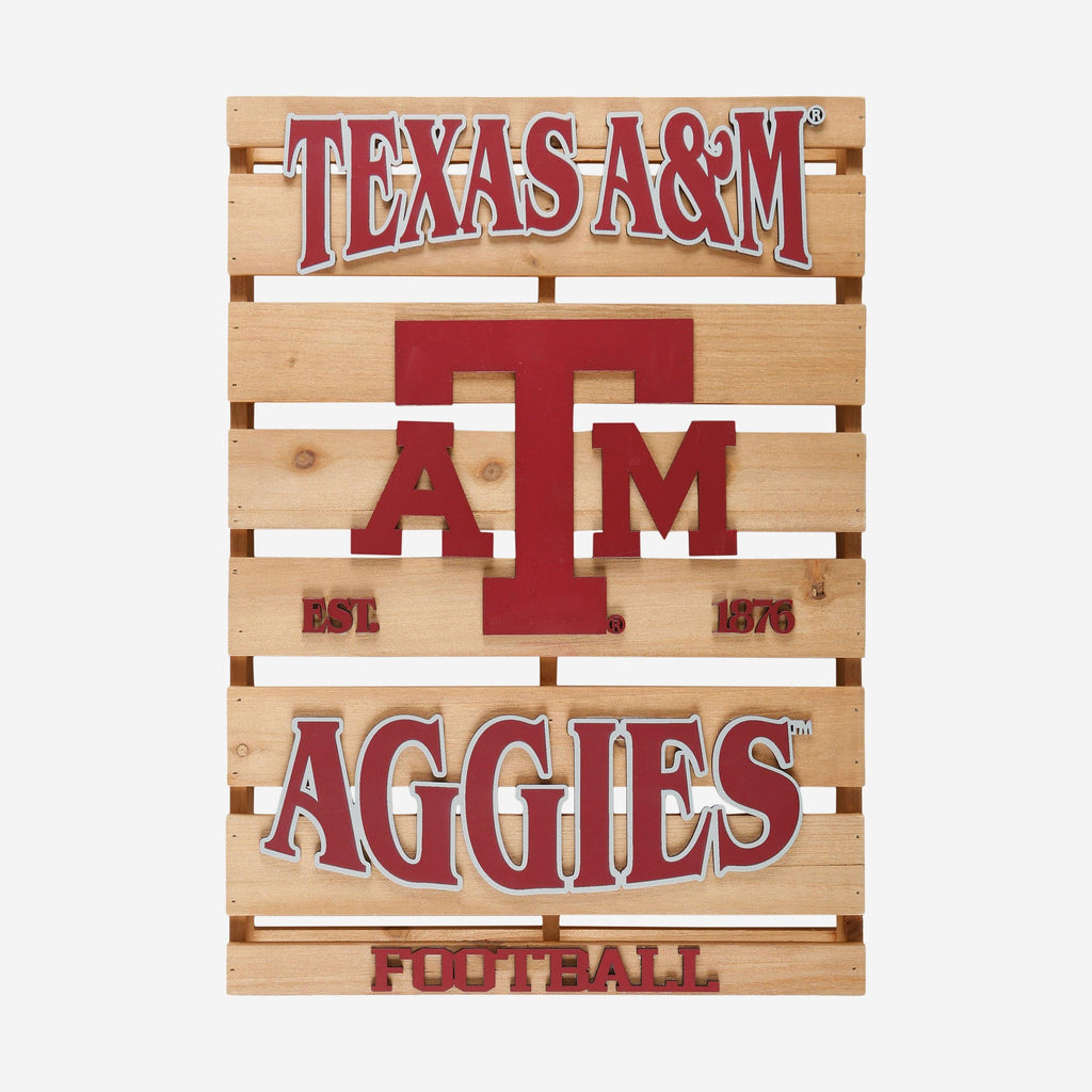 Texas A&M Aggies Wood Pallet Sign FOCO