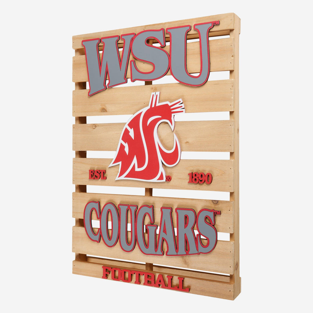 Washington State Cougars Wood Pallet Sign FOCO