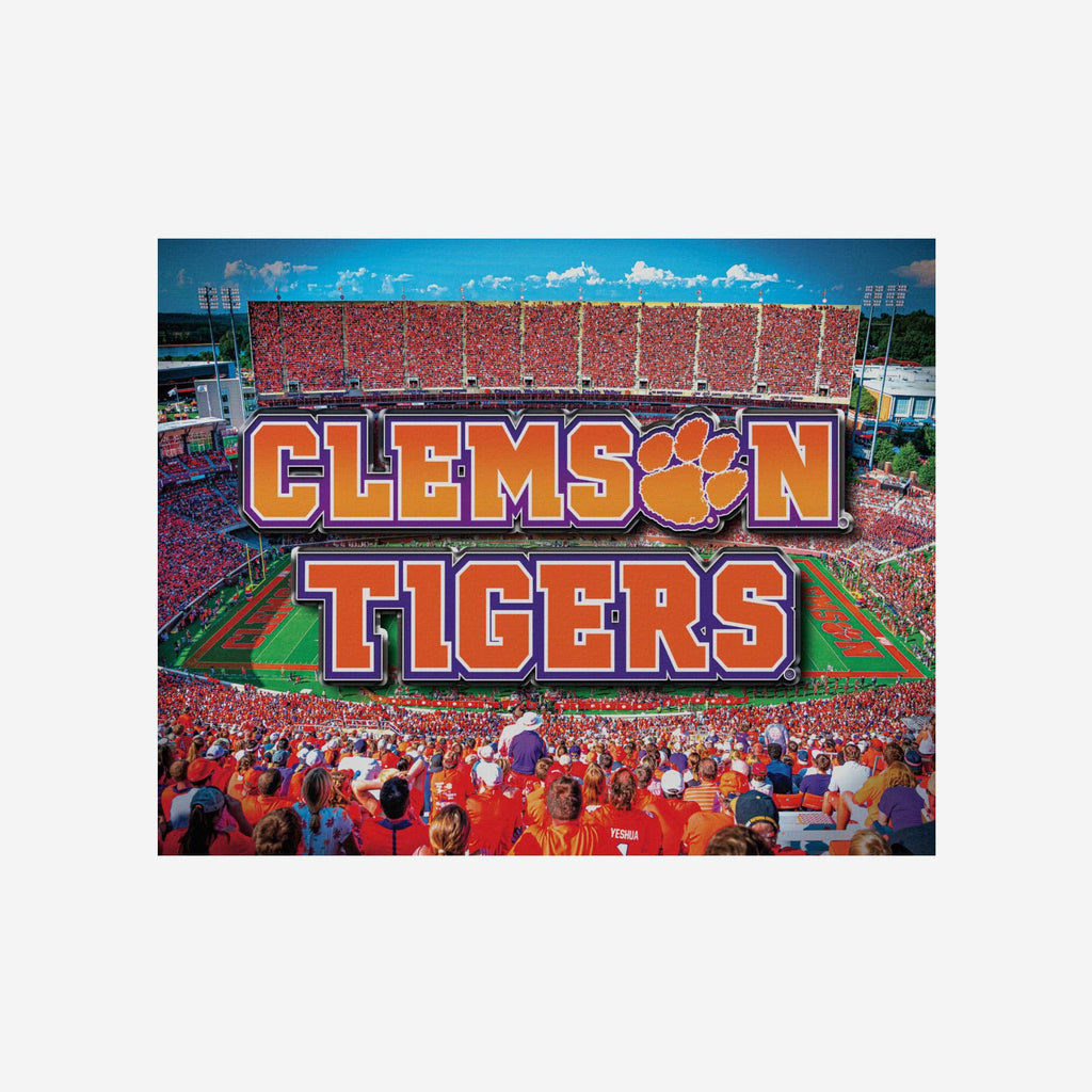 Clemson Tigers Canvas Wall Sign FOCO